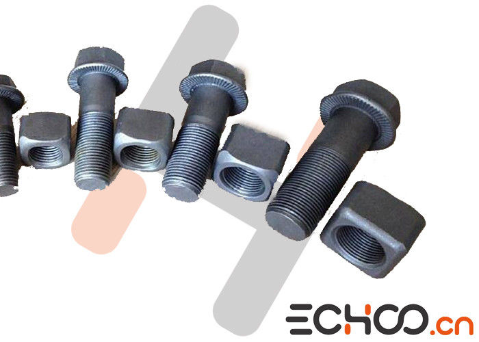 Shantui Bulldozer Track Nuts And Bolts , D155 Stainless Steel Nuts And ...