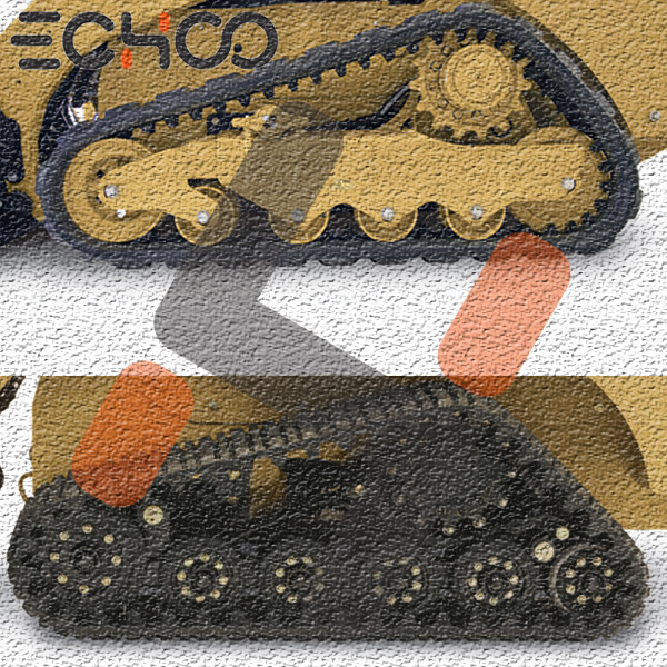 Compact Track Loader Steel Track Undercarriage Parts multi terrain ...